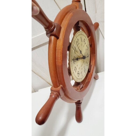 Seth Thomas | Wall Decor | Vtg Seth Thomas Hyannis Ships Wheel Wall ...